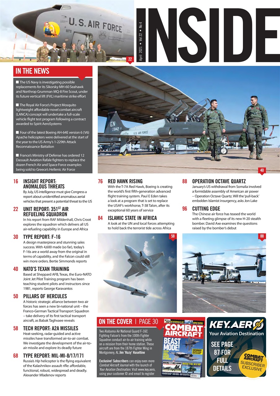 Combat Aircraft Journal Magazine - April 2021 Subscriptions | Pocketmags