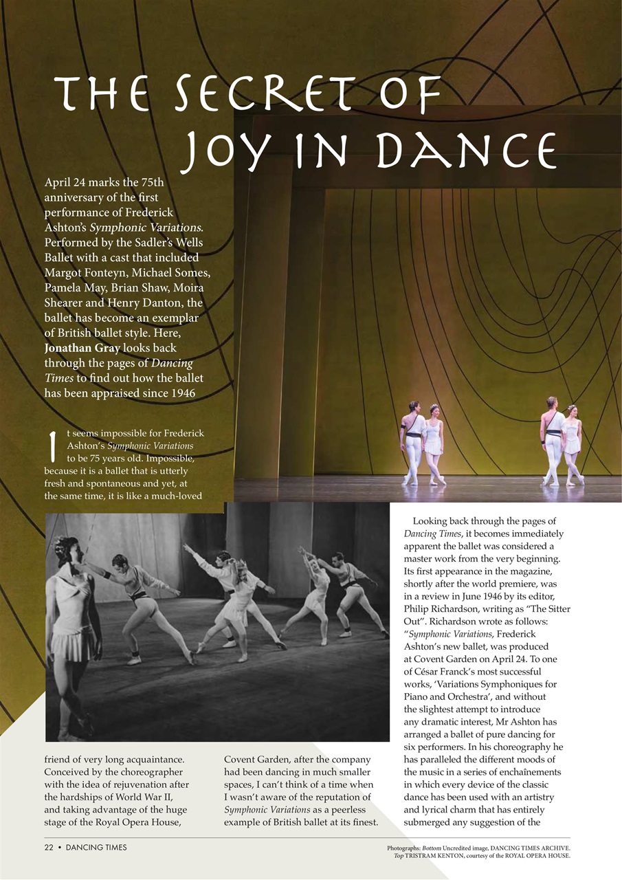 Dancing Times Magazine - March 2021 Back Issue
