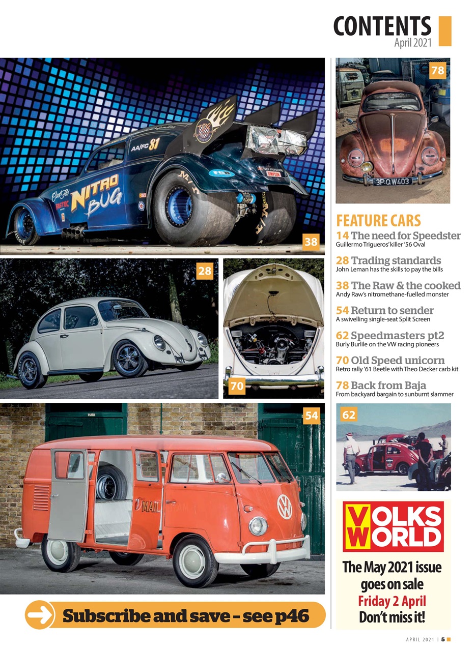 Volksworld Magazine - April 2021 Subscriptions | Pocketmags