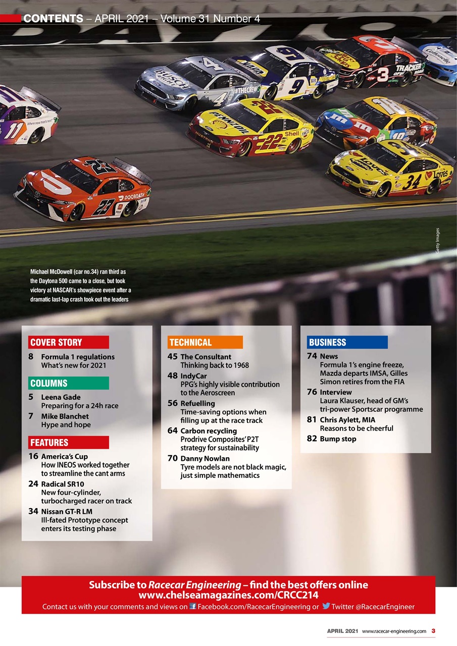Racecar Engineering Magazine - April 2021 Back Issue