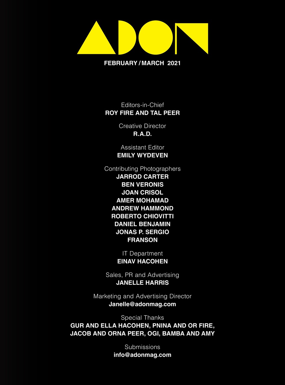 Adon Magazine Subscriptions and Adon Magazine February March 2021 Issue