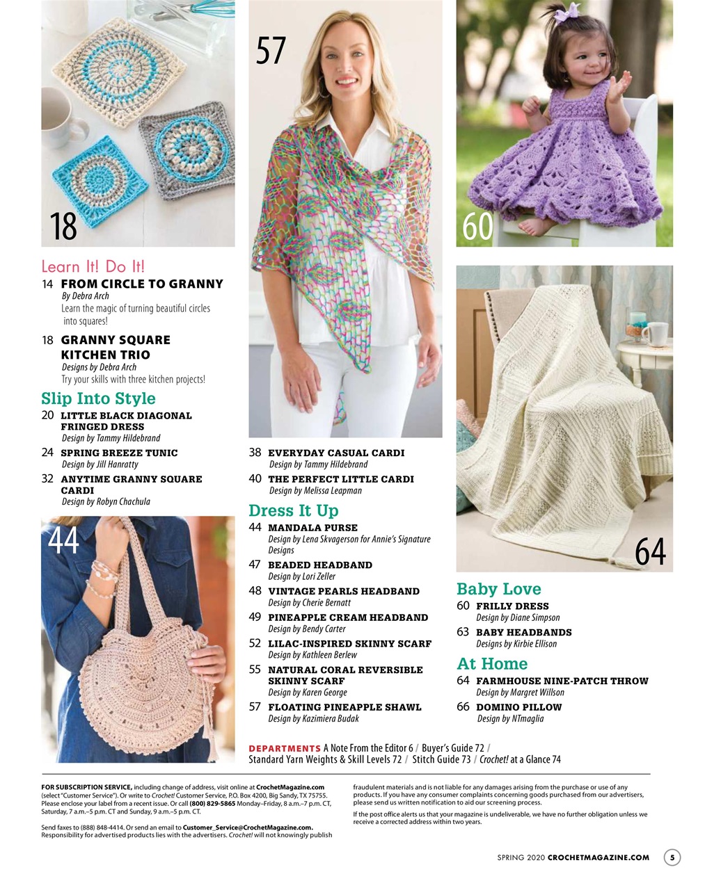 Crochet! Magazine - Spring 2020 Back Issue