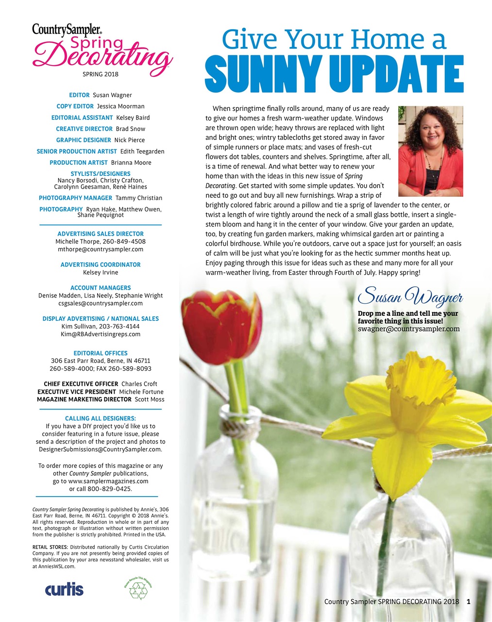 Country Sampler Magazine - COUNTRY SAMPLER Living Simply Special Issue