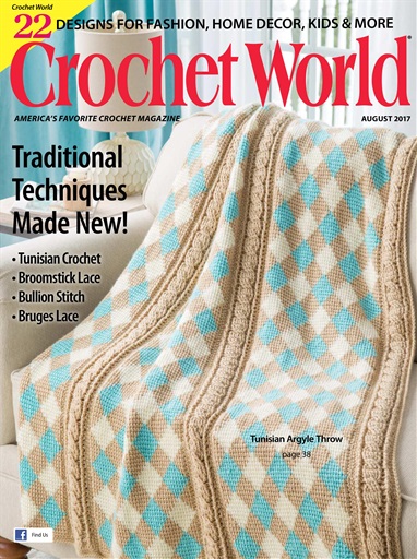 Crochet World Magazine - August 2017 Back Issue