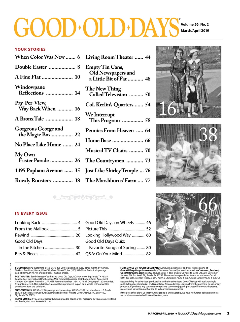 Good Old Days Magazine - April 19 Back Issue