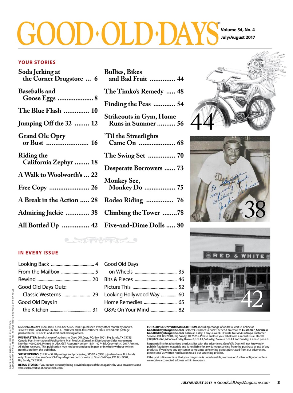 Good Old Days Magazine - August 17 Back Issue