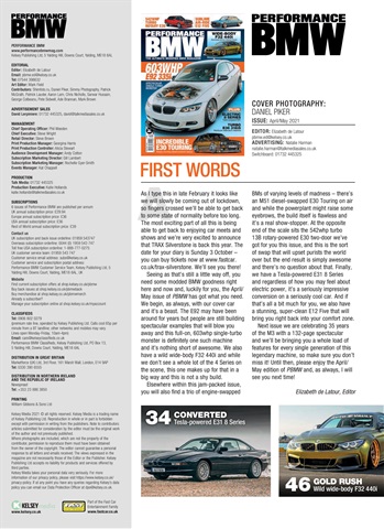 Performance BMW Magazine - April/May 2021 Subscriptions | Pocketmags