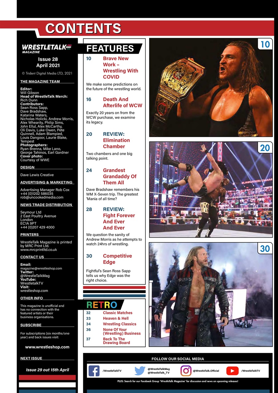 Wrestletalk Magazine - April 2021 Back Issue