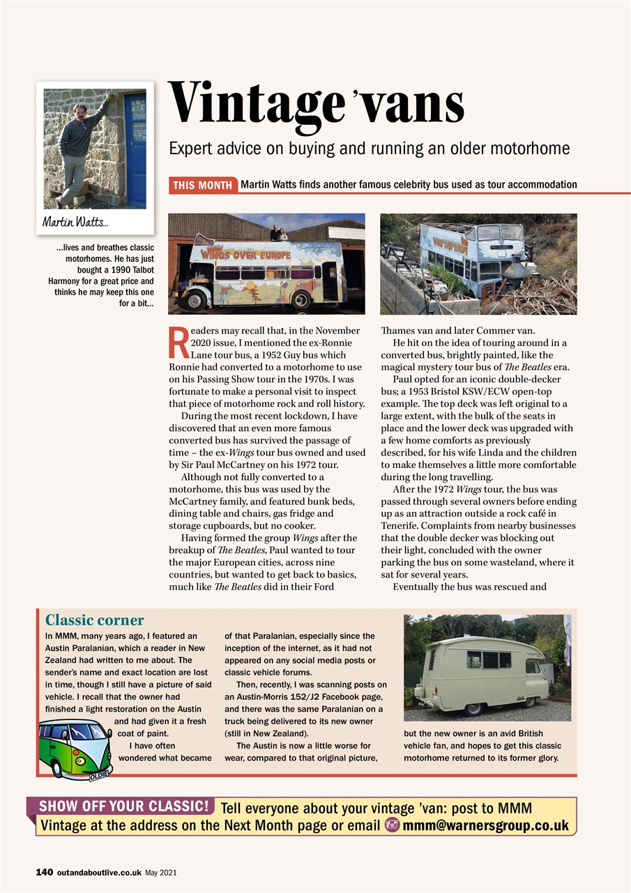 MMM magazine - Spring Colour - May 2021 Back Issue