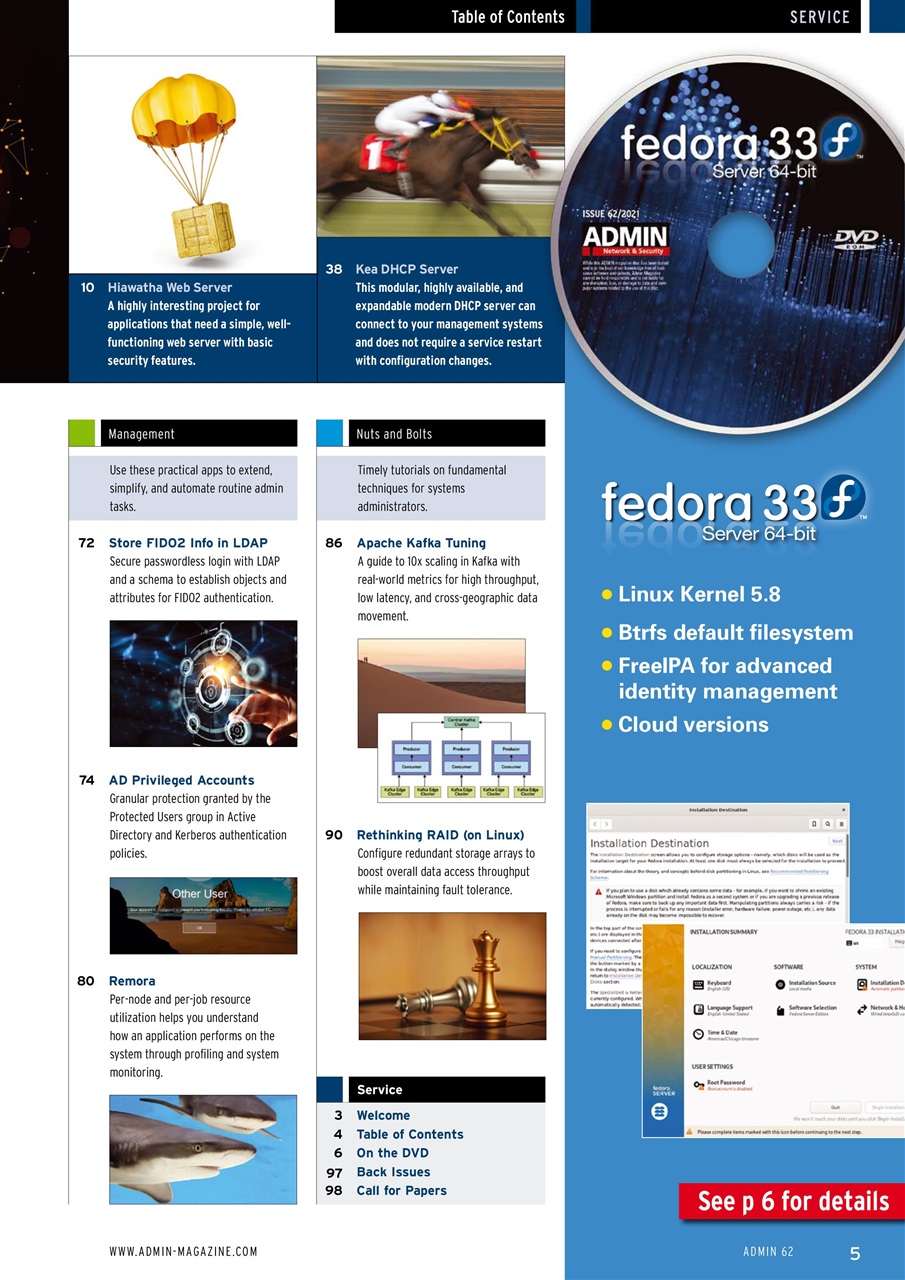 ADMIN Magazine - 62 Back Issue