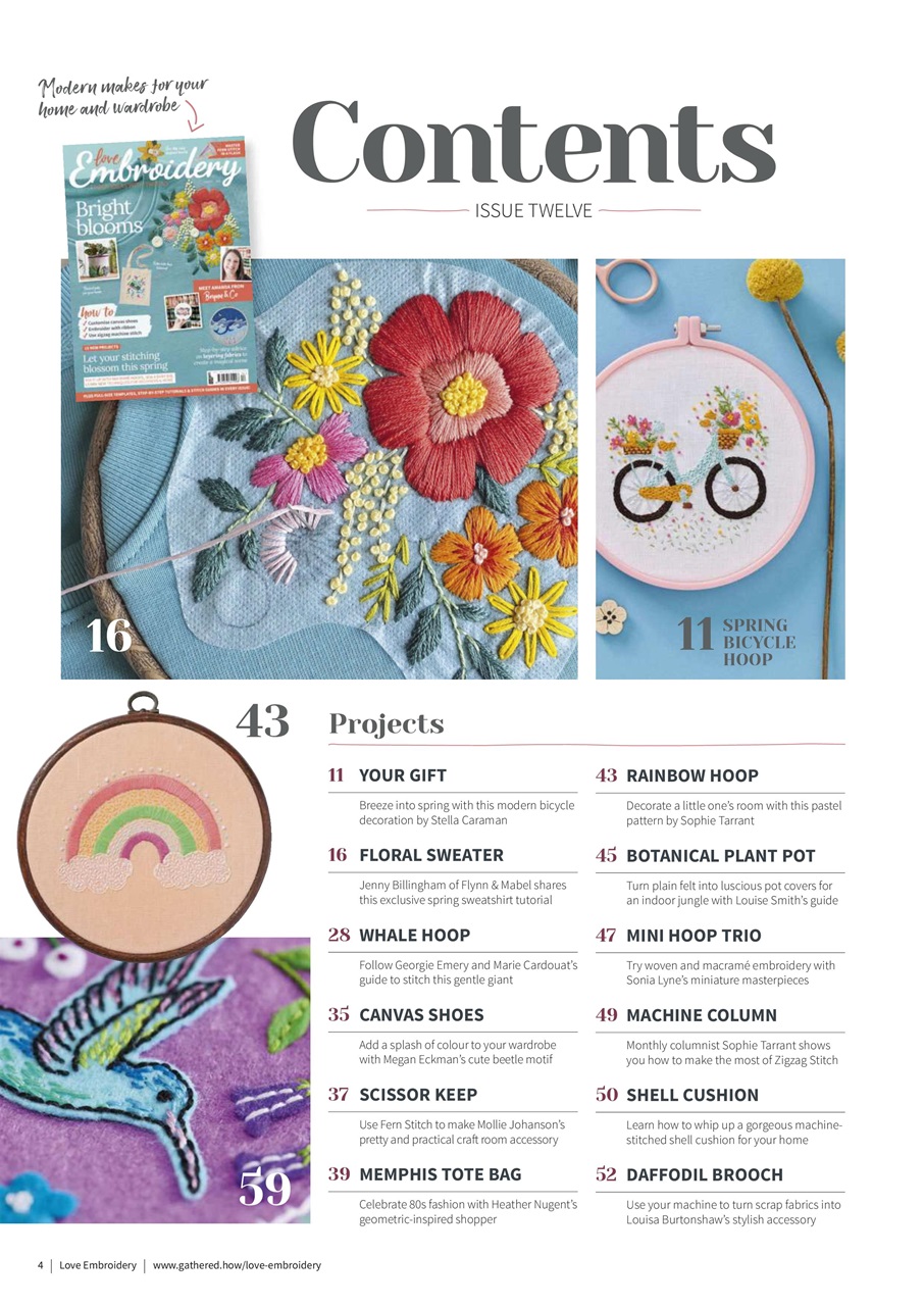 Love Embroidery Magazine - Issue 12 Back Issue