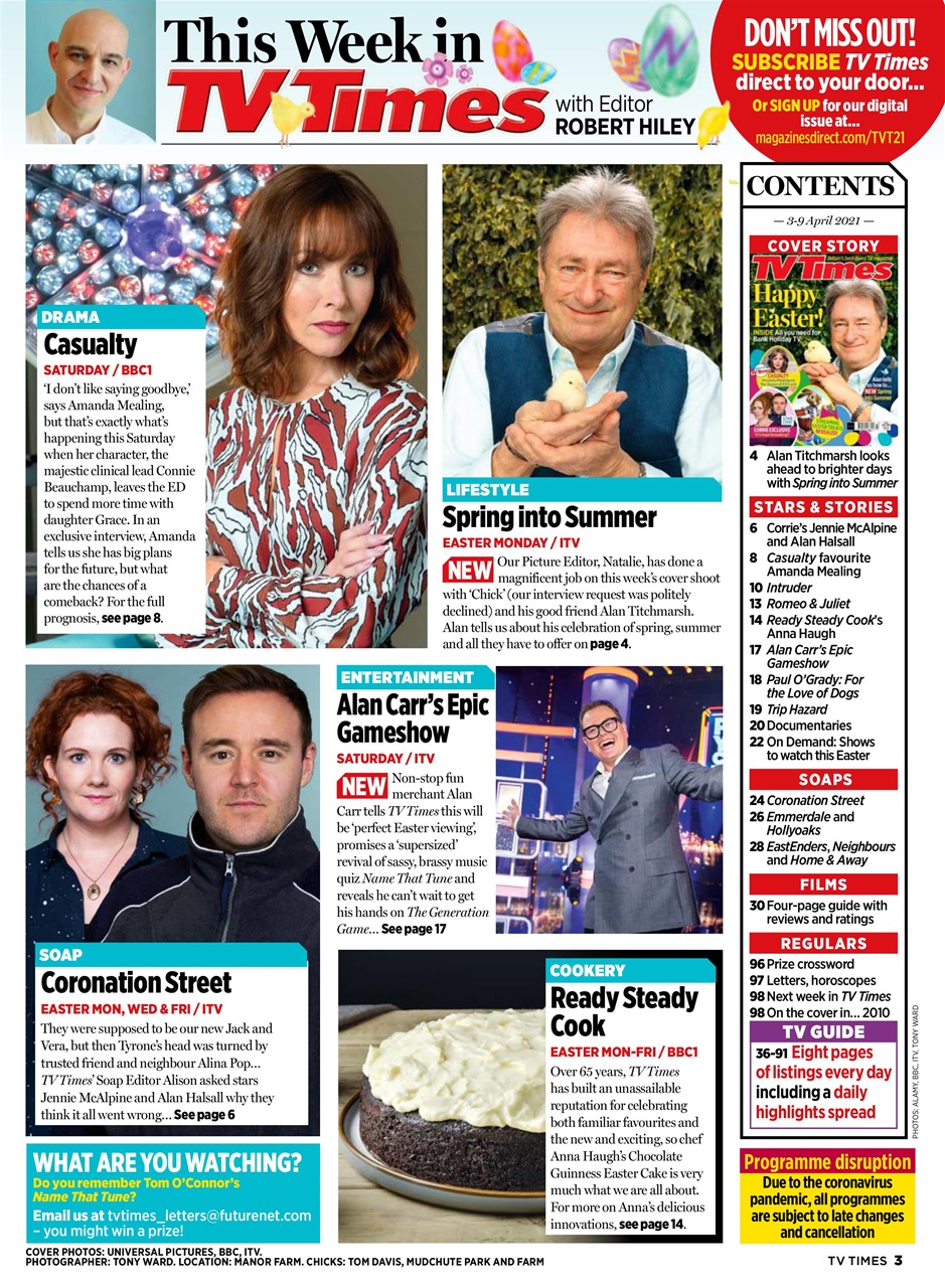 TV Times Magazine - 03-Apr-2021 Subscriptions | Pocketmags