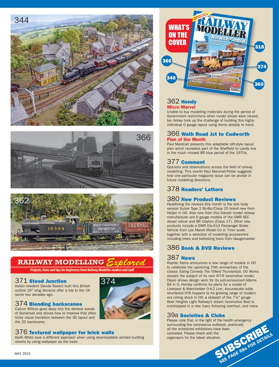 Railway Modeller Magazine - May 2021 Subscriptions | Pocketmags