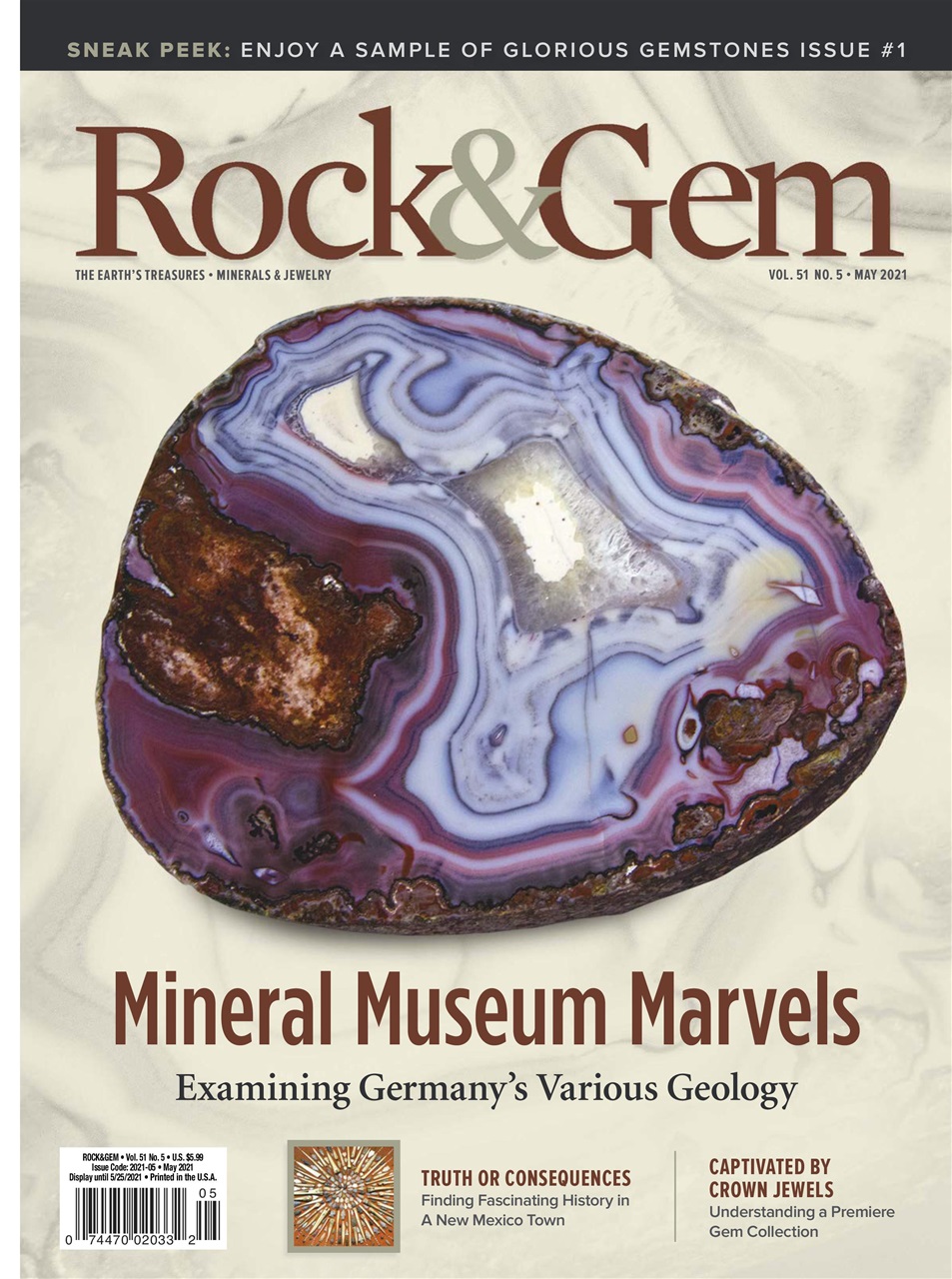 Rock&Gem Magazine Magazine - May 2021 Subscriptions | Pocketmags