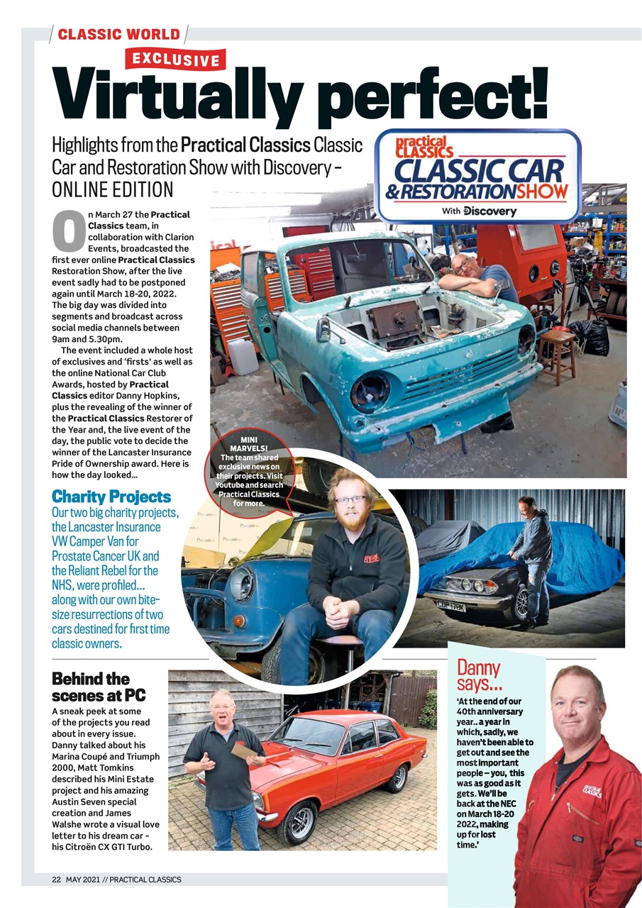 Practical Classics Magazine - May 2021 Back Issue