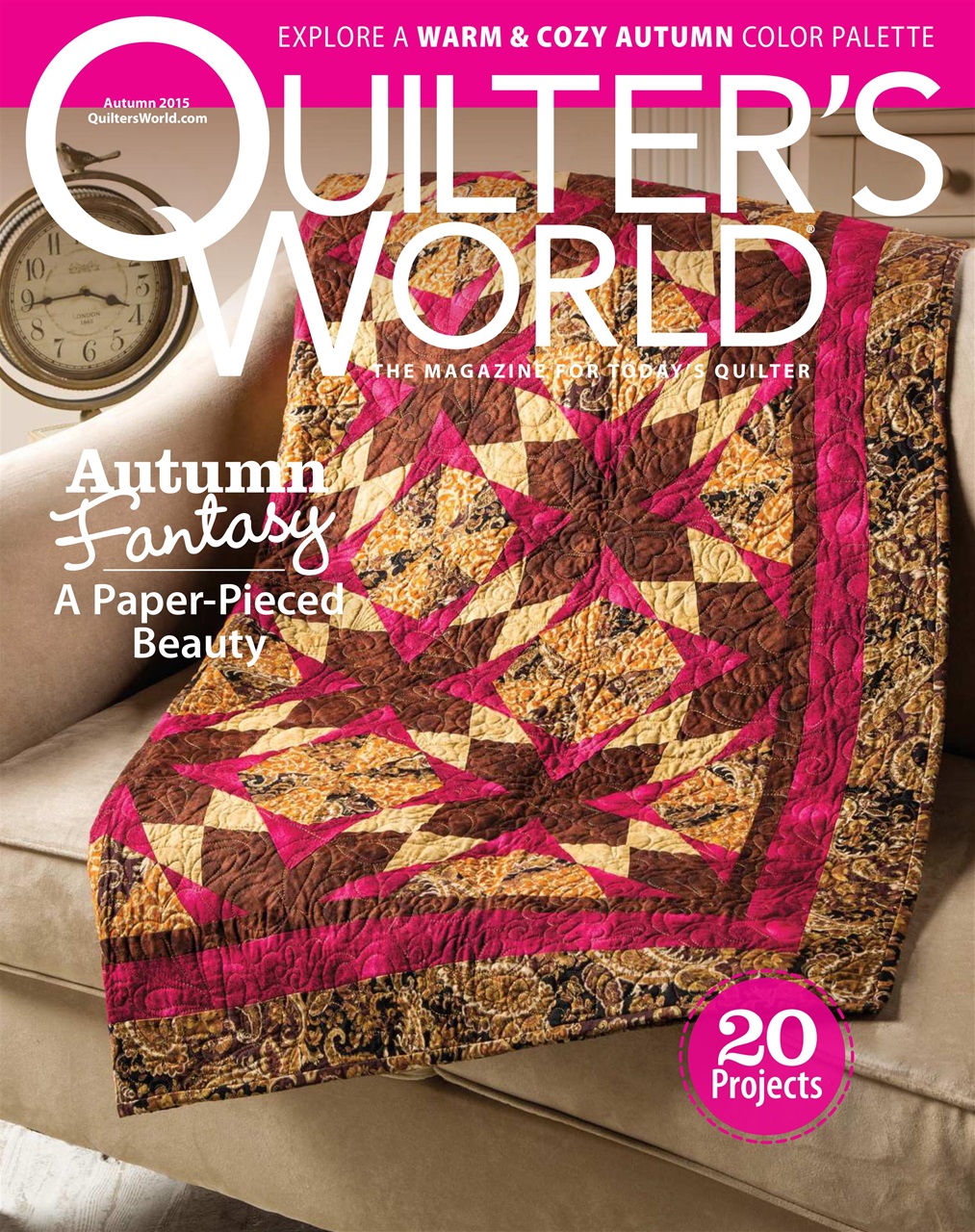 Quilter's World Magazine - Autumn 2015 Back Issue