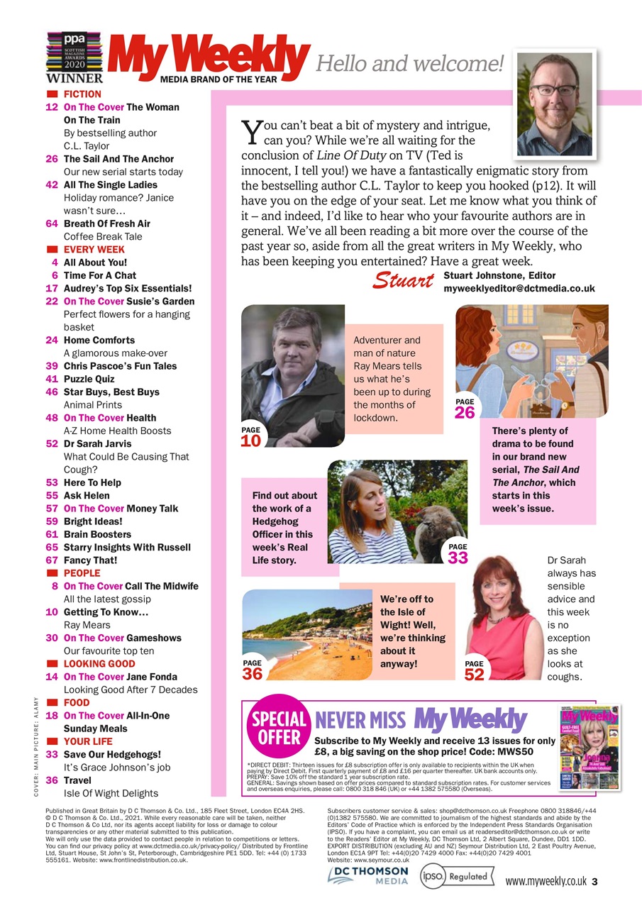 My Weekly Magazine - 17/04/2021 Back Issue