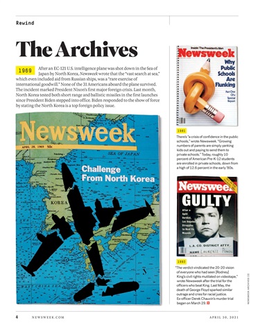 Newsweek International Magazine - April 23 - 30 Subscriptions | Pocketmags