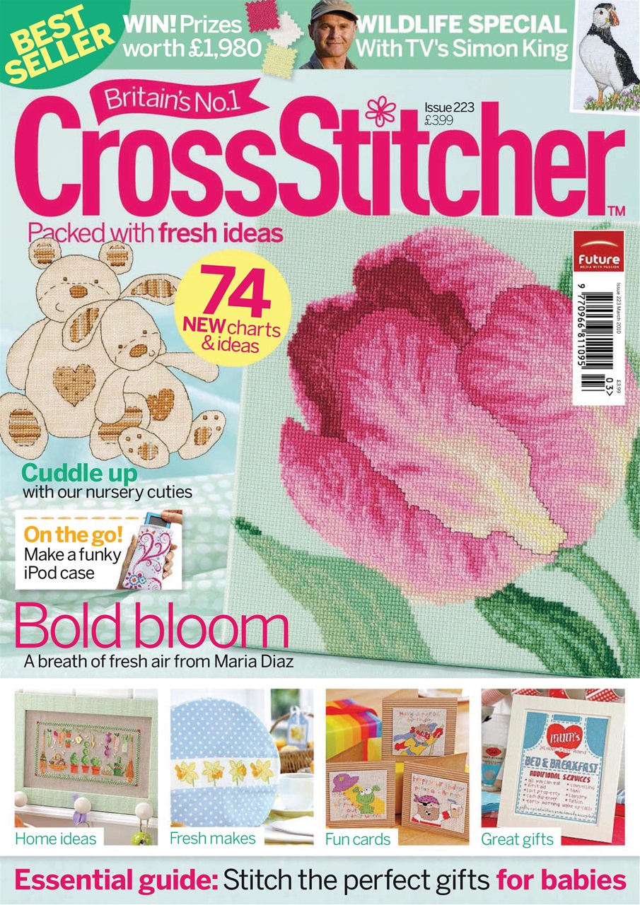 CrossStitcher Magazine - March 2010 Back Issue
