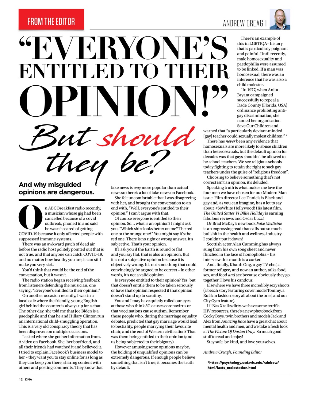 DNA Magazine - DNA #256 – Modern Man Subscriptions | Pocketmags