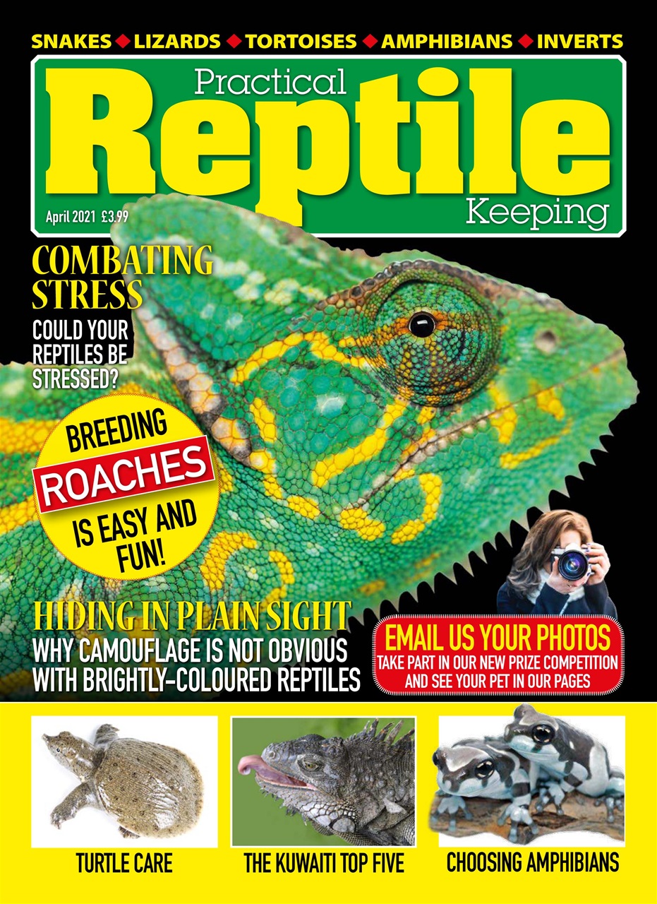 Practical Reptile Keeping Magazine - April 2021 Back Issue Practical Reptile Keeping Magazine - April 2021 Back Issue
