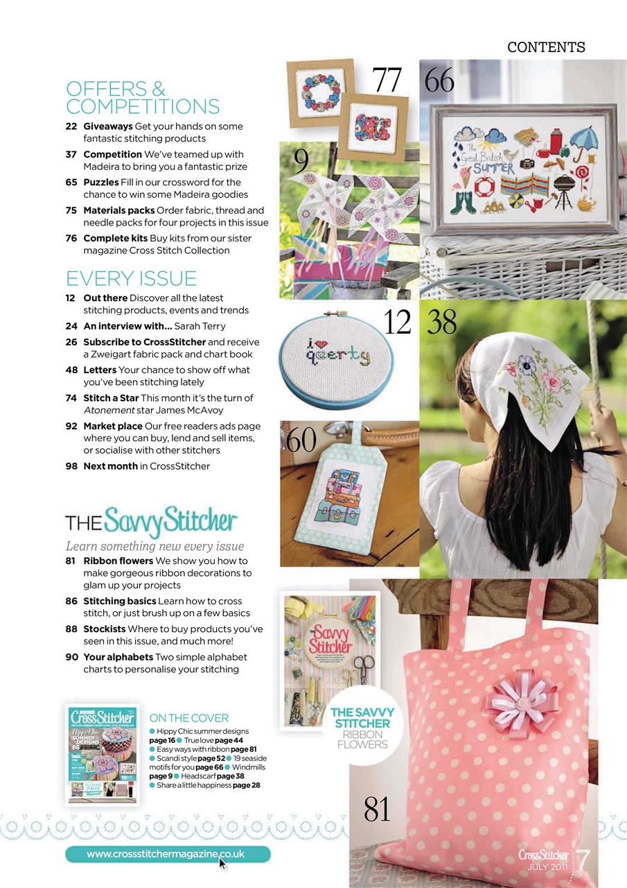 CrossStitcher Magazine - July 2011 Back Issue