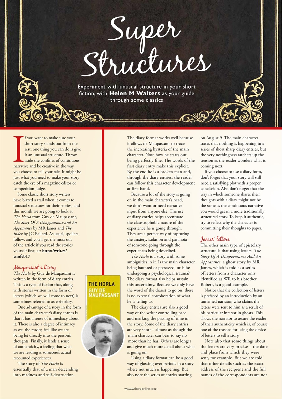 Writing Magazine - Short Story Masterclass Special Issue