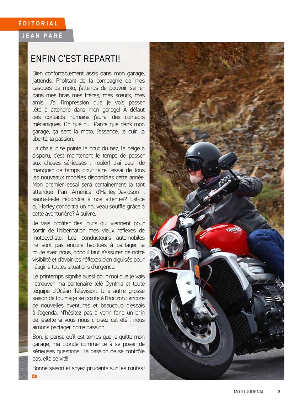 Moto Journal Magazine - Vol 50 No. 3 Back Issue