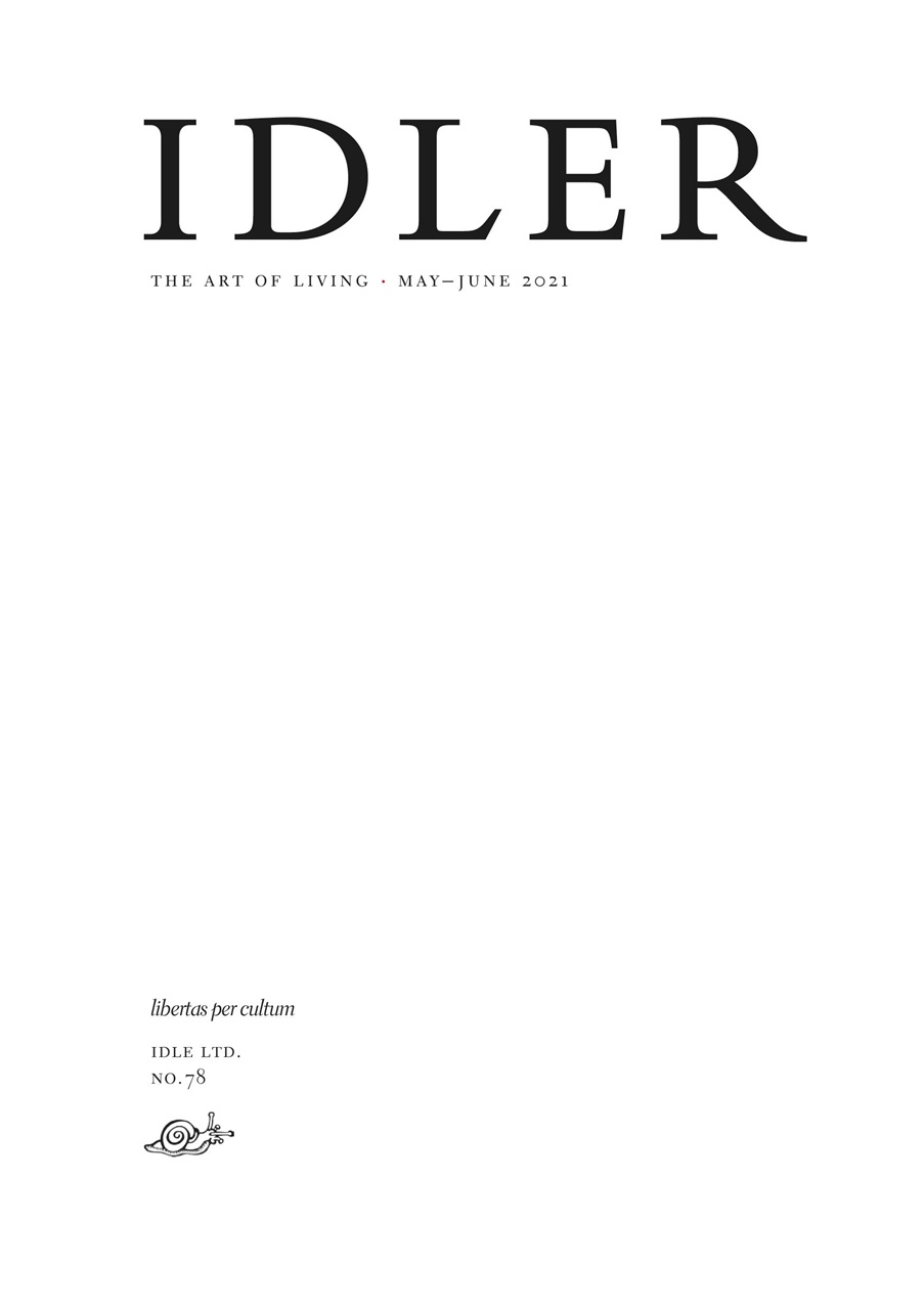 The Idler Magazine - May-Jun 2021 Subscriptions | Pocketmags