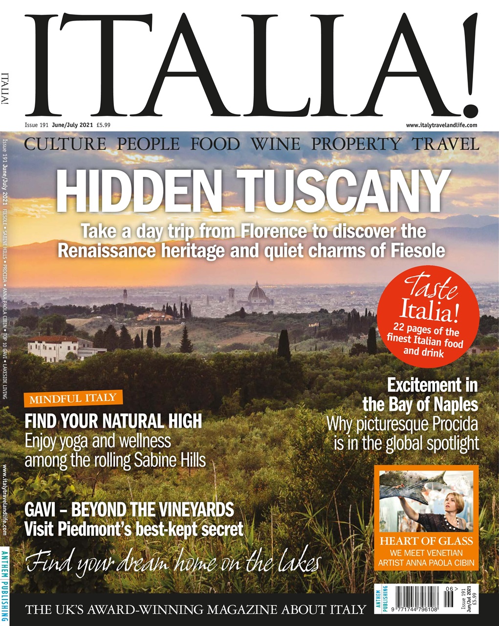 Italia! Magazine - Jun/Jul 2021 Subscriptions | Pocketmags