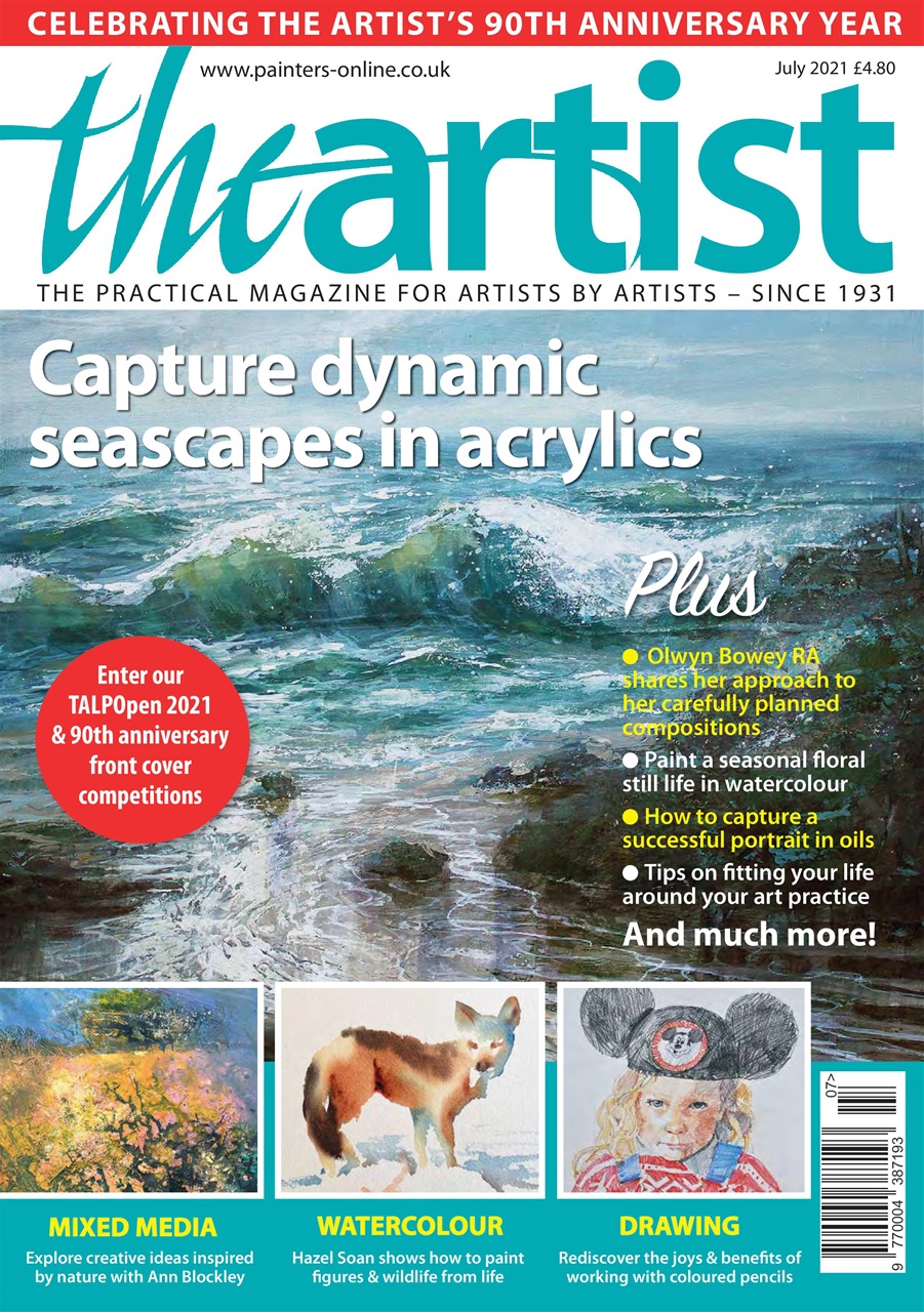 The Artist Magazine - July 2021 Subscriptions | Pocketmags