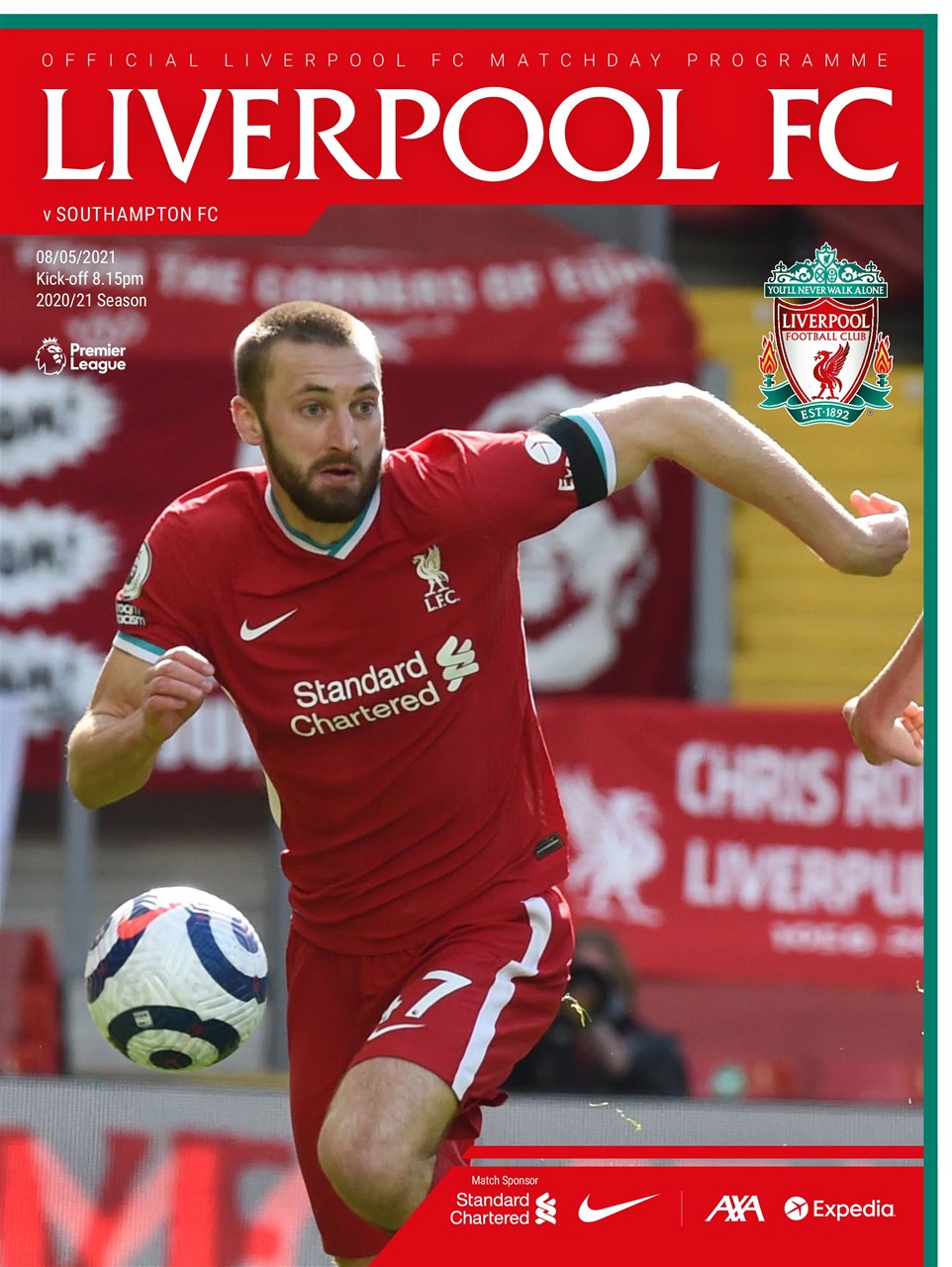 Liverpool FC Programmes - vs Southampton 20/21 Subscriptions | Pocketmags