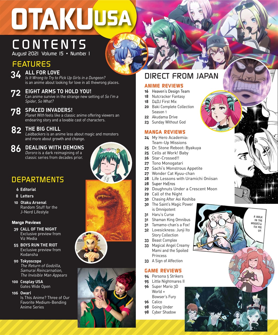 Otaku Magazine - August 2021 Subscriptions | Pocketmags