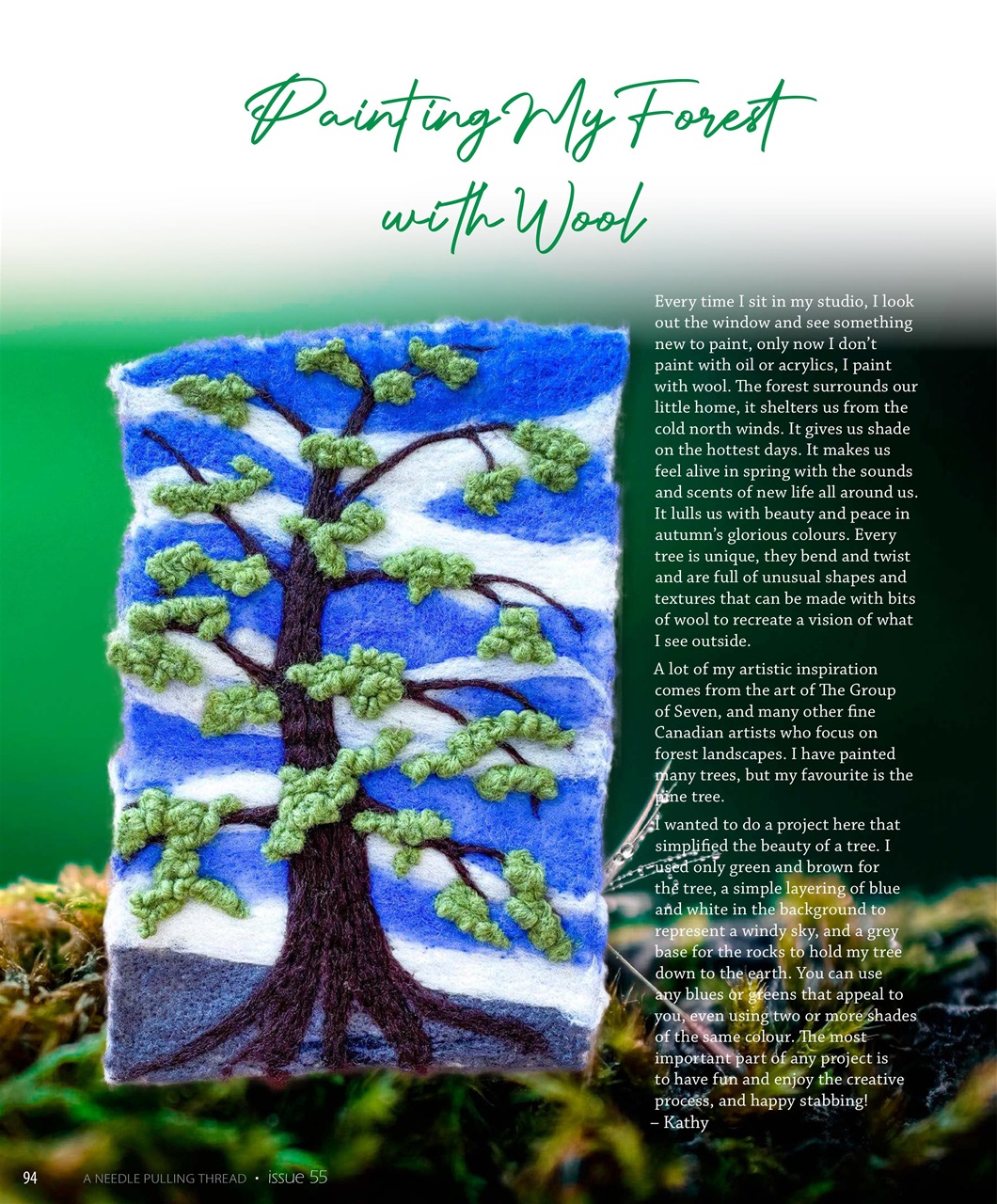 A Needle Pulling Thread Magazine - Issue 55 Back Issue