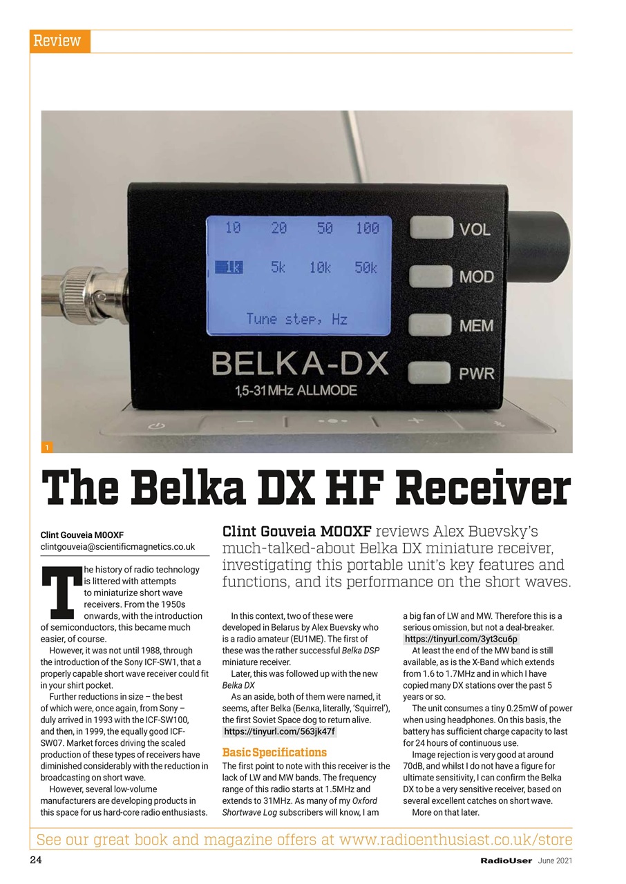 Radio User Magazine - June 2021 Subscriptions | Pocketmags