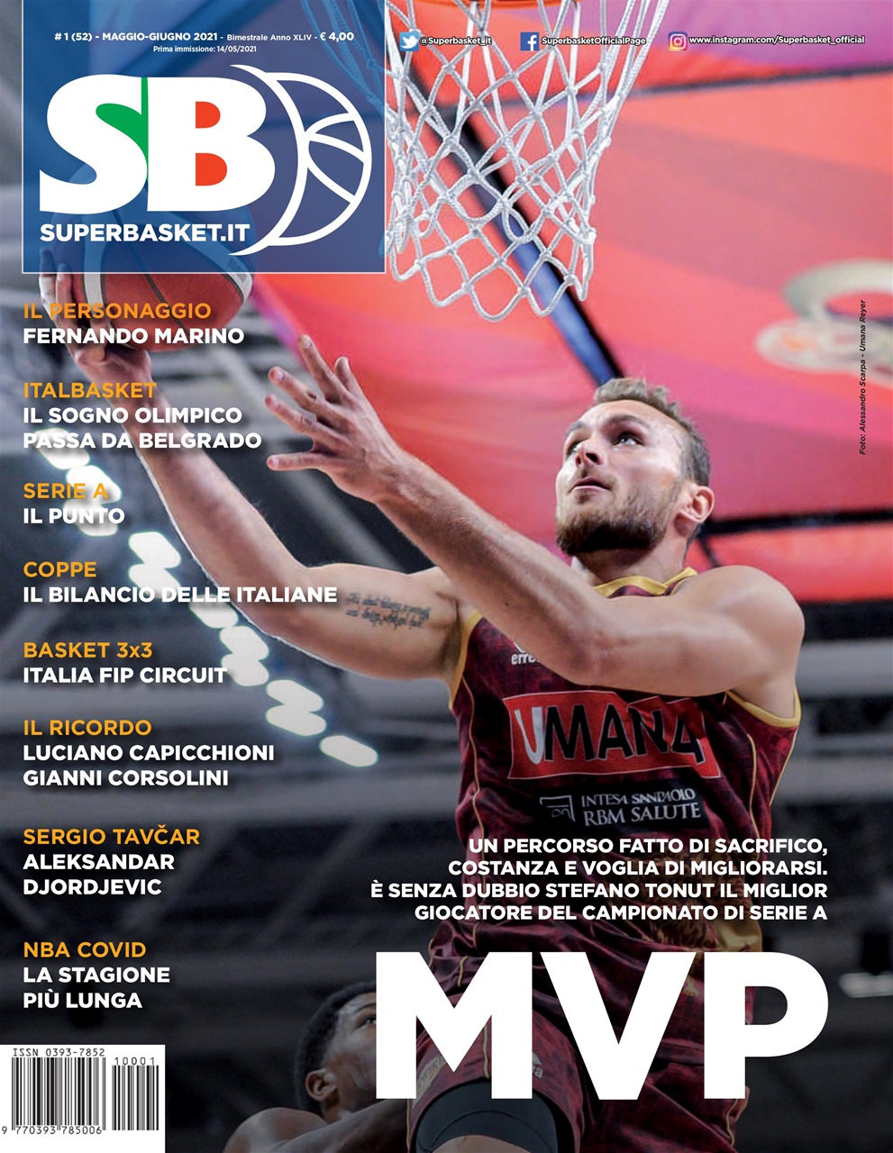 Superbasket Magazine - Maggio-Giugno 2021 Back Issue
