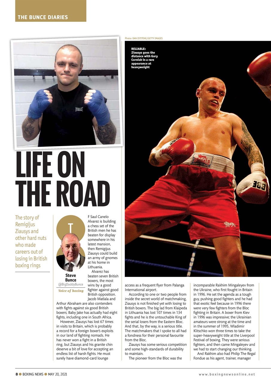 Boxing News Magazine - May 20 2021 Subscriptions | Pocketmags