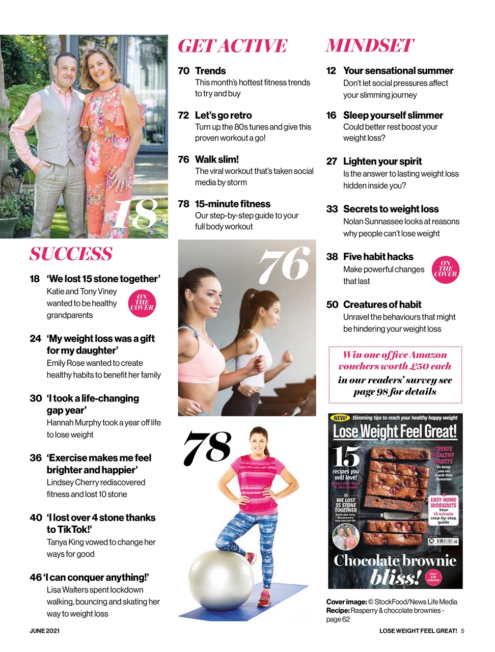 Lose Weight Feel Great Magazine - June 2021 Subscriptions | Pocketmags