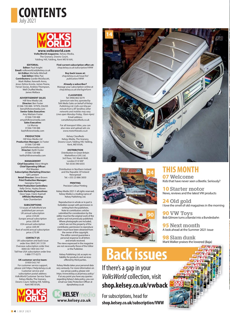 Volksworld Magazine - July 2021 Back Issue