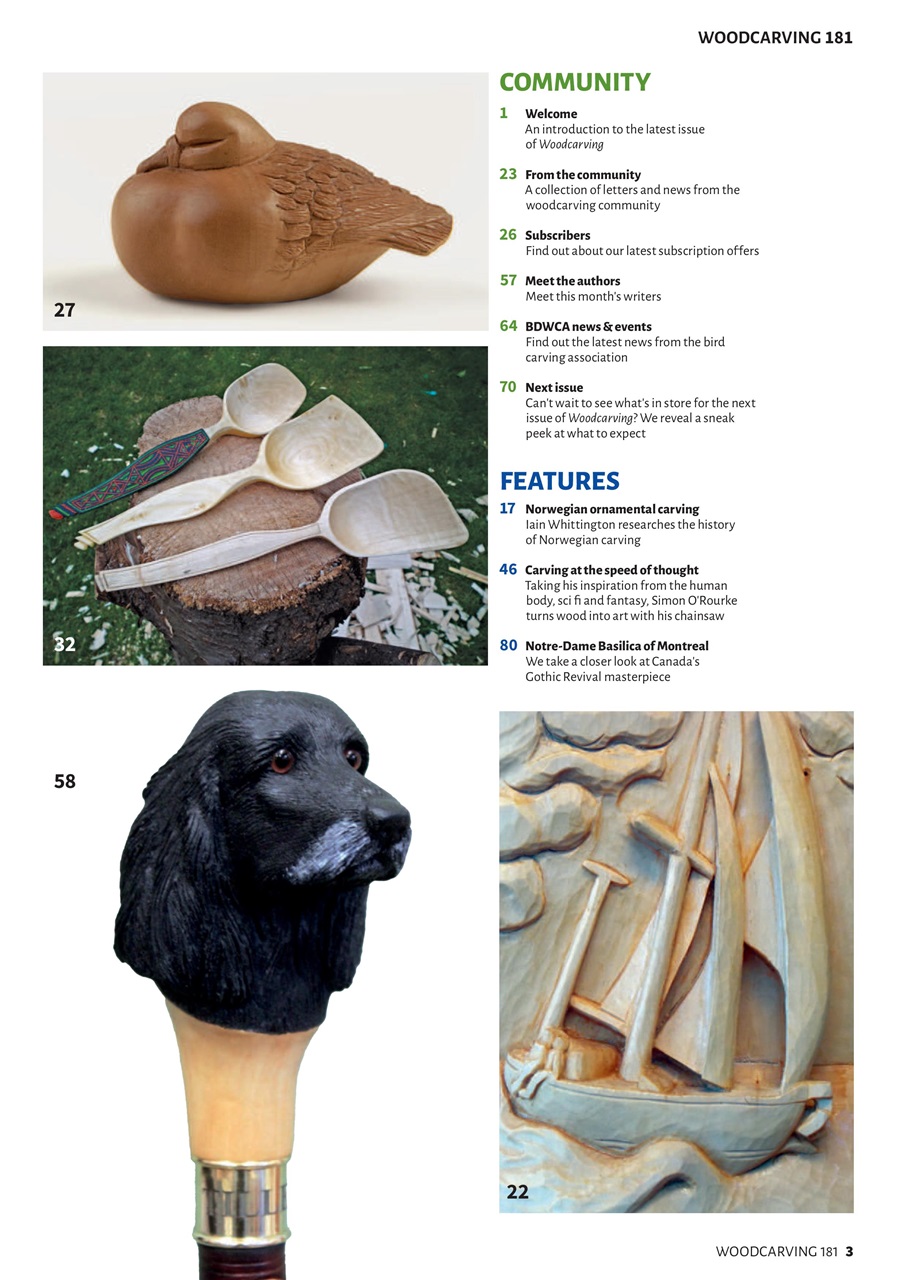 Woodcarving Magazine - Issue 181 Subscriptions | Pocketmags