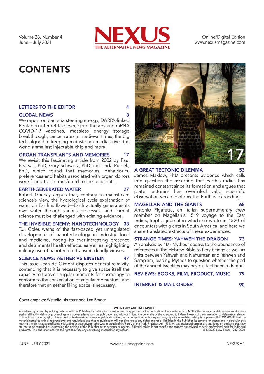Nexus Magazine - Jun–July 2021 Subscriptions | Pocketmags
