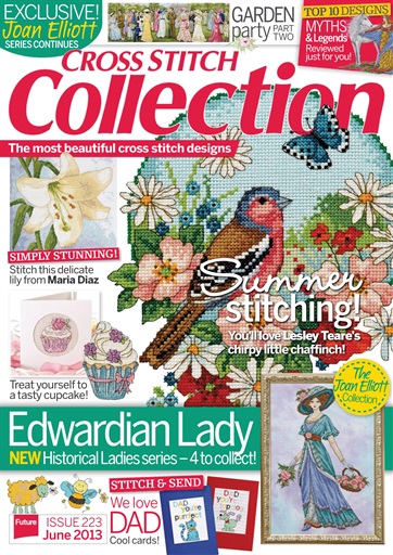 Cross Stitch Collection Magazine - June 2013 Back Issue