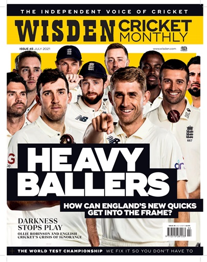 Wisden Cricket Monthly Magazine - July 2021 Back Issue