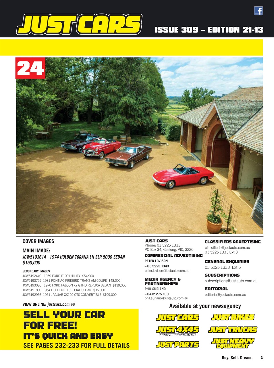 JUST CARS Magazine - 21-13 Subscriptions | Pocketmags