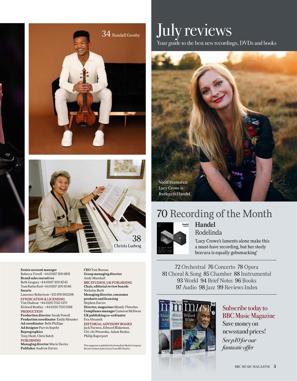 BBC Music Magazine - Jul-21 Back Issue