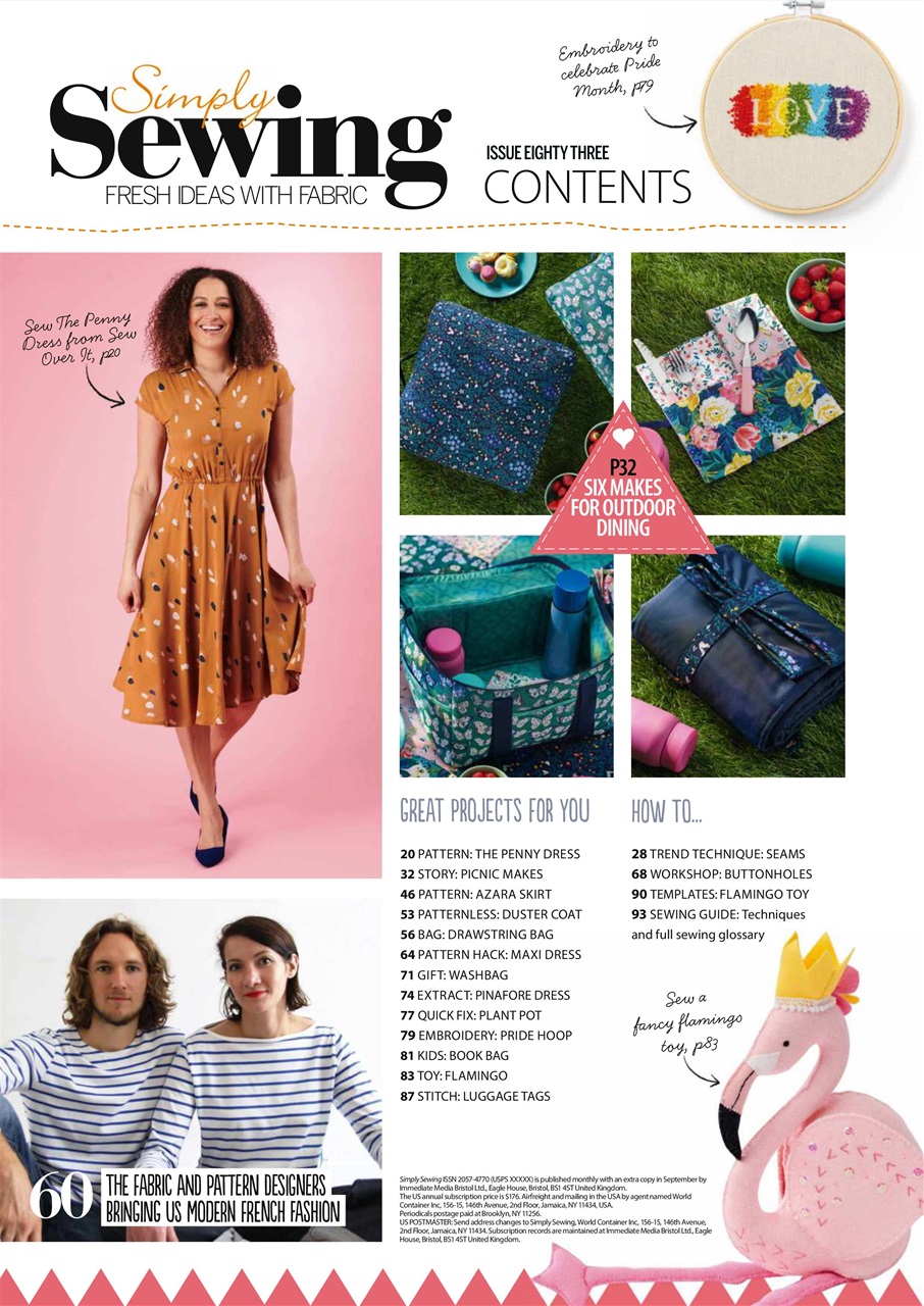 Simply Sewing Magazine - Issue 83 Back Issue