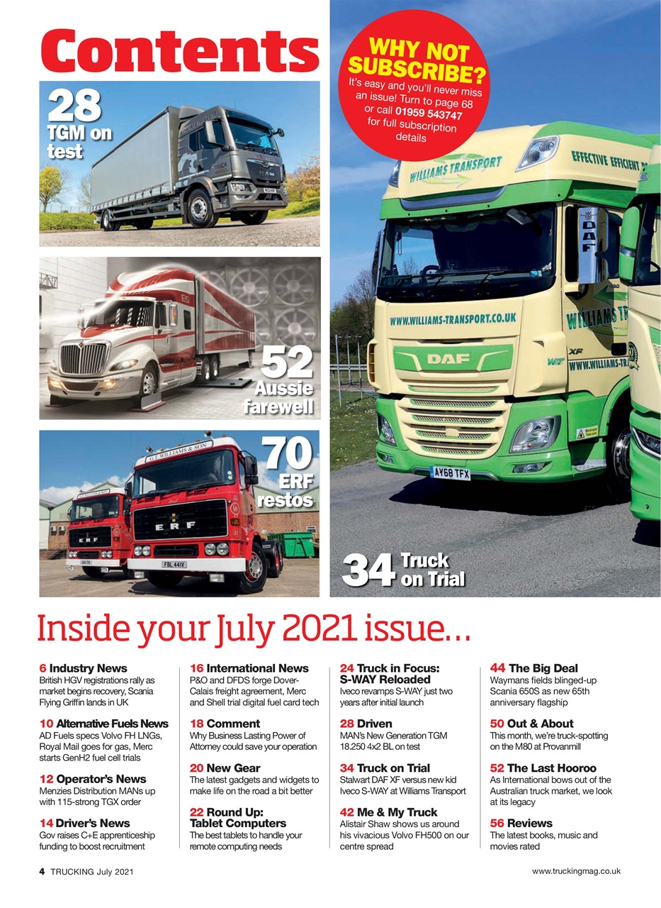 Trucking Magazine - Jul-21 Back Issue
