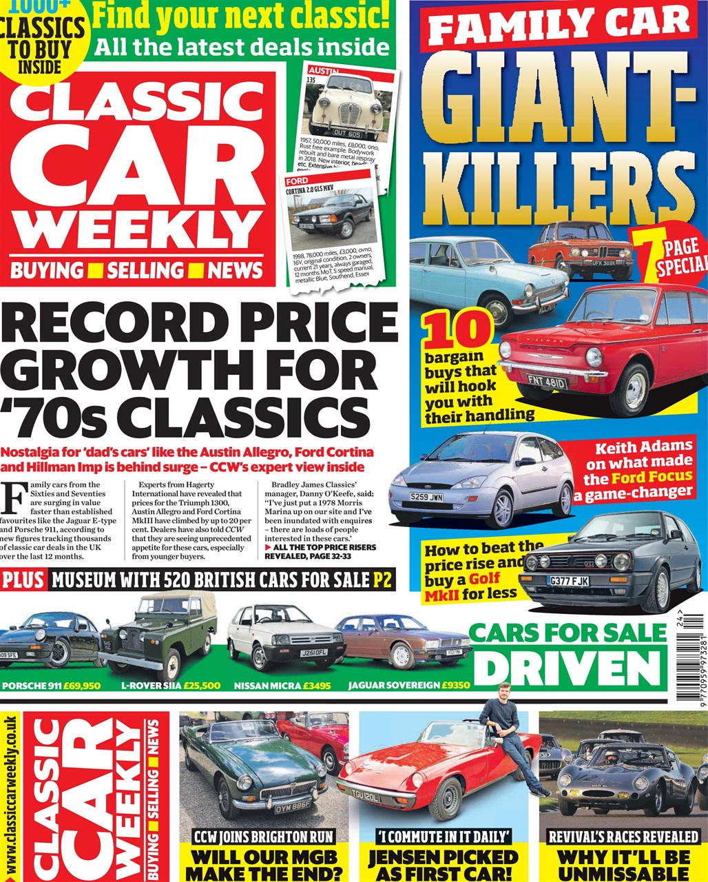 Classic Car Weekly Magazine - 16 June 2021 Back Issue