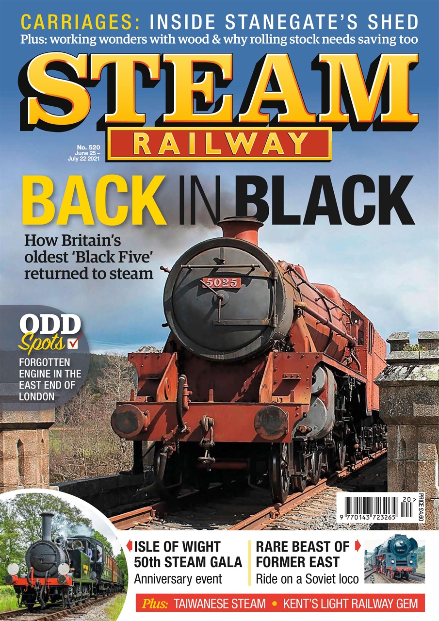 Steam Railway Magazine - Issue 520 Back Issue