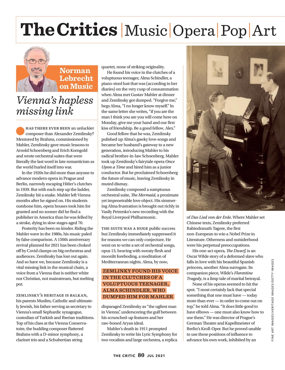 The Critic Magazine - July 2021 Subscriptions | Pocketmags